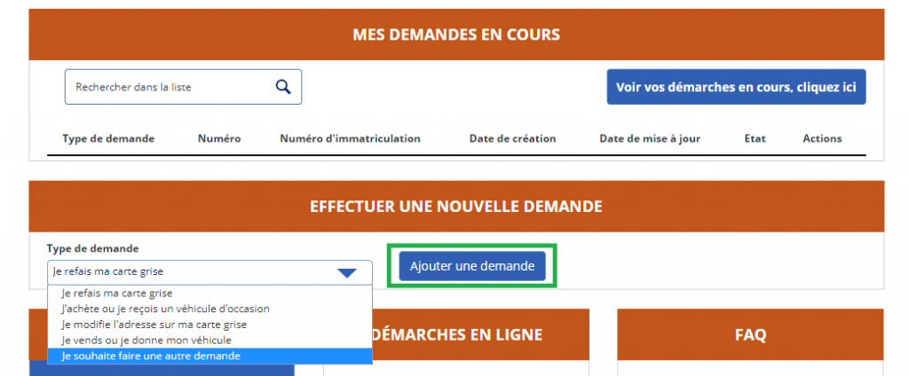 How do I register vehicle in France on the ANTS web? | EUROCOC